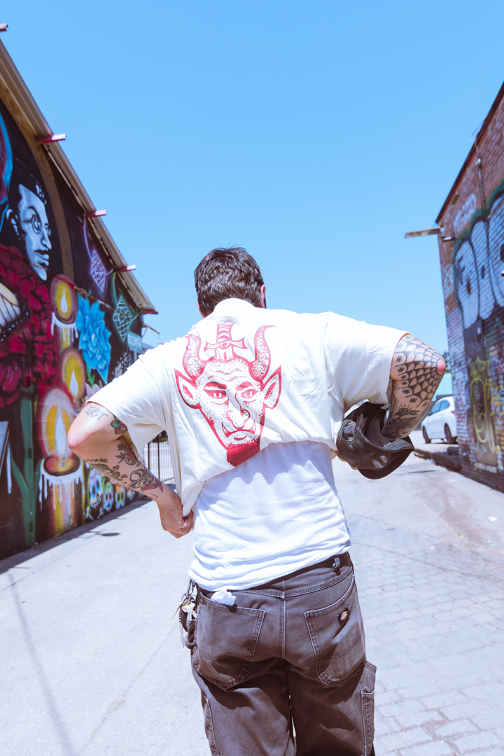 Devil Head - Mario Mata - Deep Ellum Apparel - EVERYTHING ELLUM
