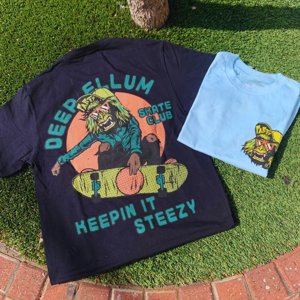 Skate Squatch - Hunter Moehring - Deep Ellum Apparel - EVERYTHING ELLUM